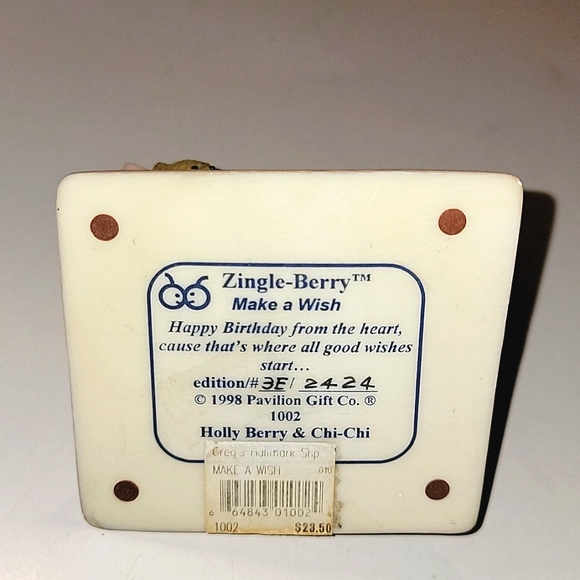 Pavilion Gift Co. | Other | Vintage Zingle Berry 998 Make A Wish ...